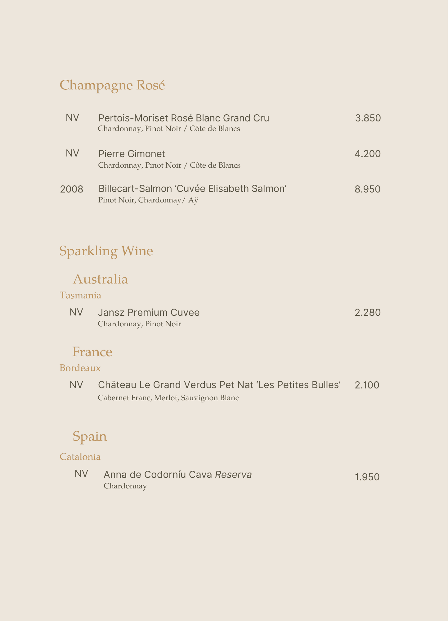 Our Tasting Menu